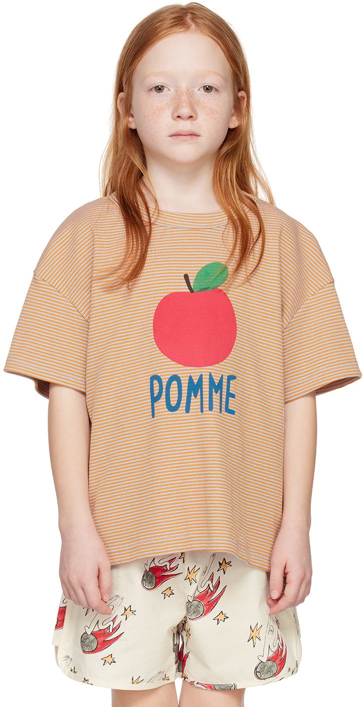 Jellymallow Kids Orange 'Pomme' T-Shirt Jellymallow