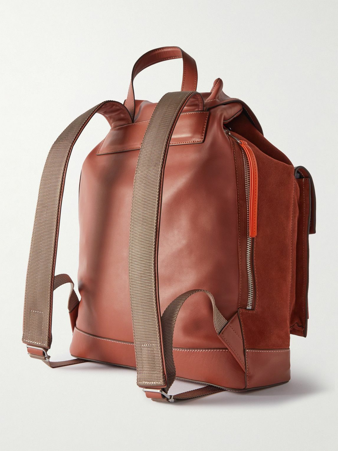 Paul Smith - Leather and Suede Backpack Paul Smith