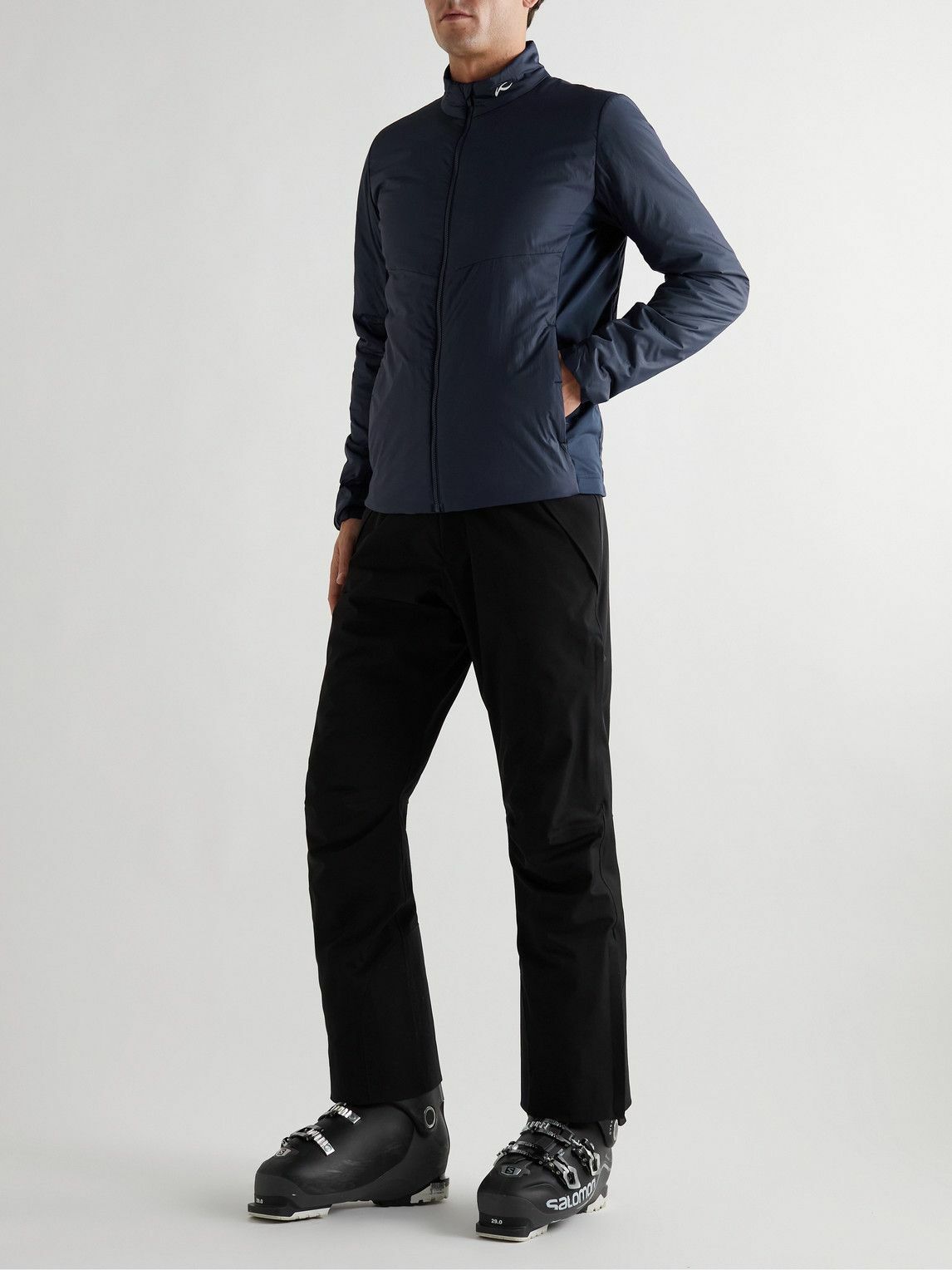 Kjus - Radiation Panelled Shell and Stretch-Jersey Golf Jacket - Blue Kjus