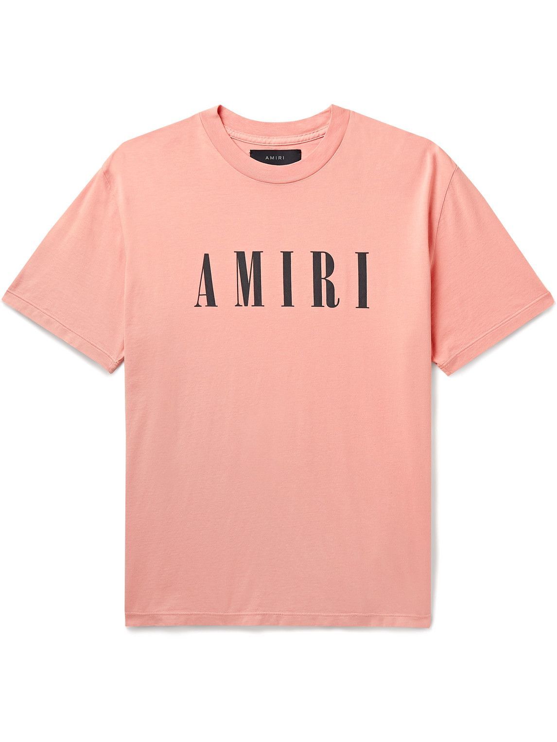 AMIRI - Logo-Print Cotton-Jersey T-Shirt - Pink Amiri