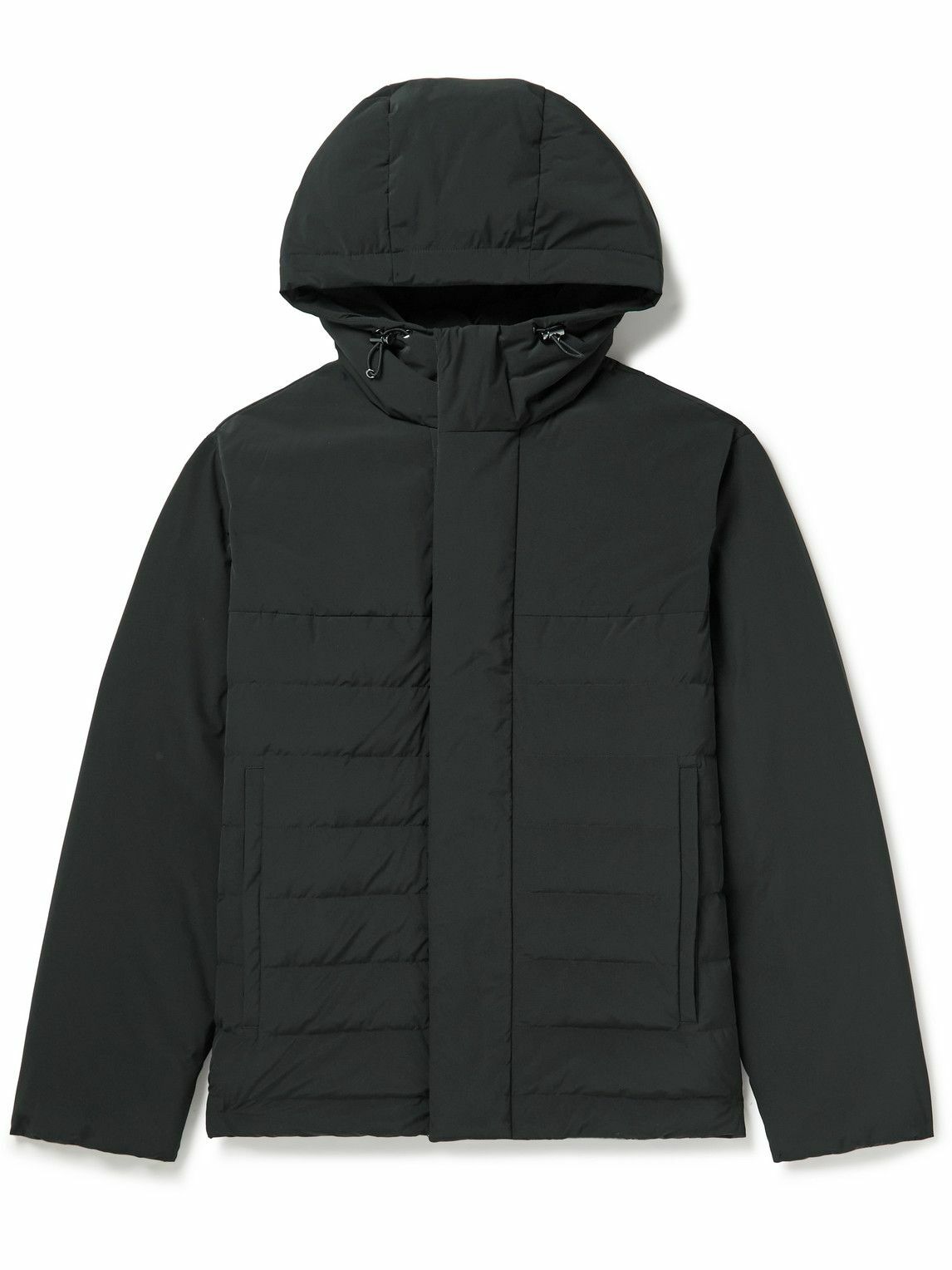 Theory - Nicholas Quilted Shell Hooded Down Jacket - Black Theory