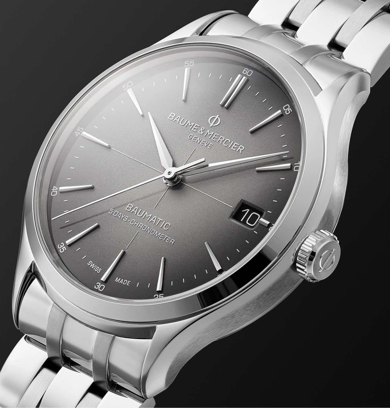 Baume & Mercier - Clifton Baumatic 10551 Automatic Chronometer 40mm ...