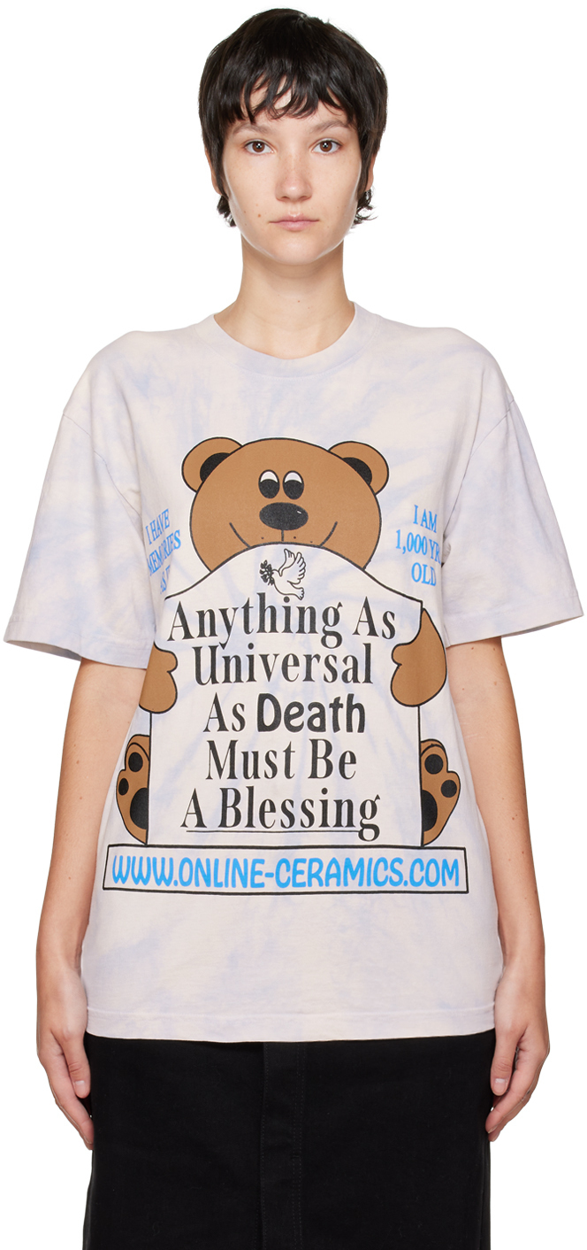 Online Ceramics Blue Universal Death Blessing T-Shirt Online Ceramics