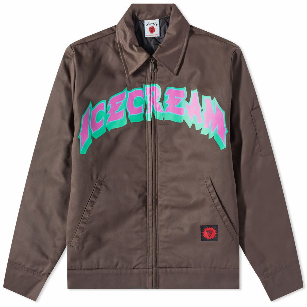 ICECREAM Men's Work Jacket in Brown ICECREAM