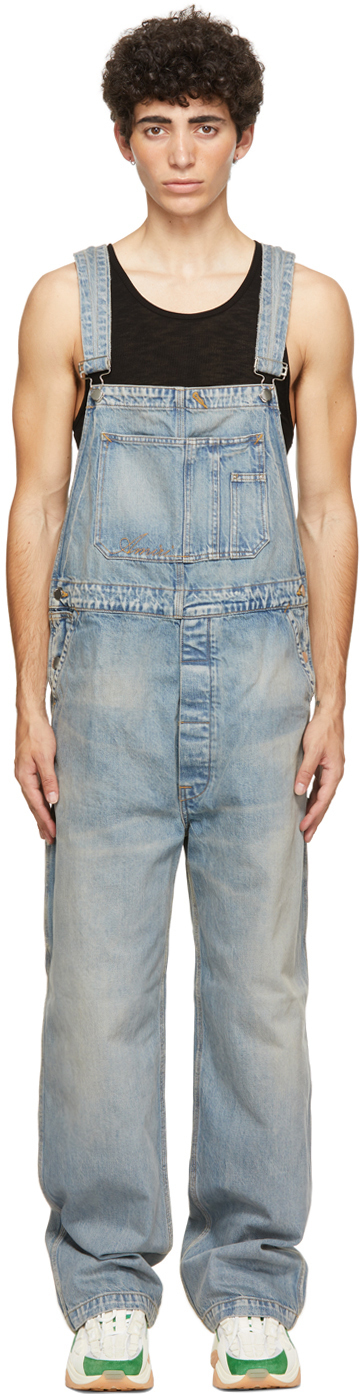 AMIRI Indigo Denim Overalls Amiri