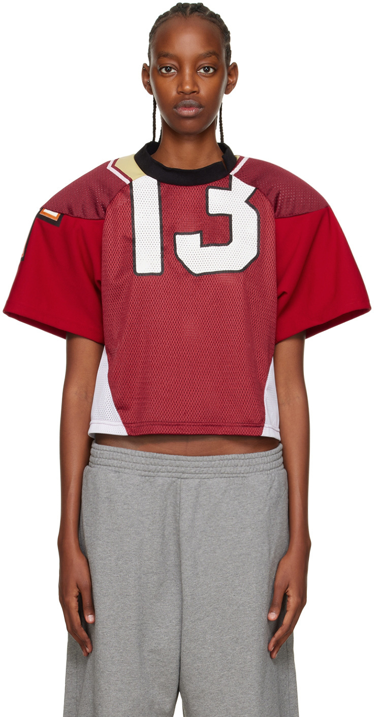 SPENCER BADU Red Upcycled T-Shirt Spencer Badu