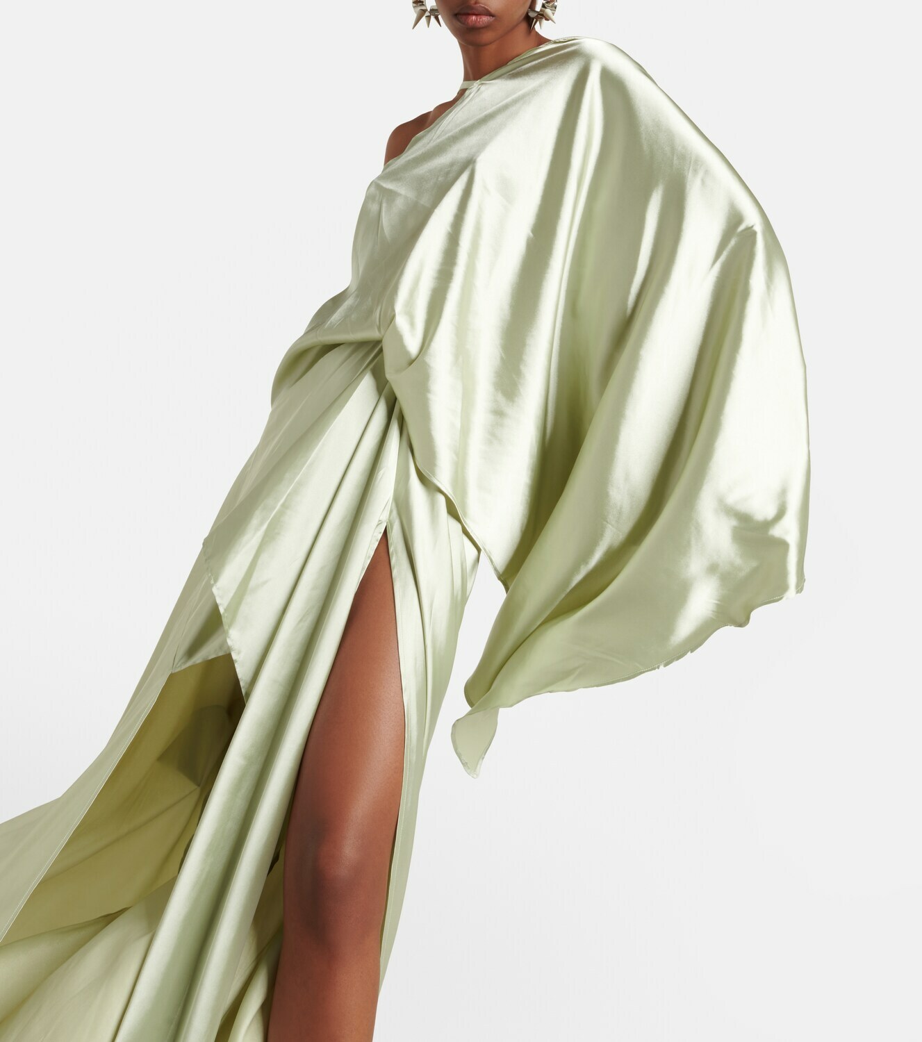 Acne Studios - Asymmetric satin gown Acne Studios