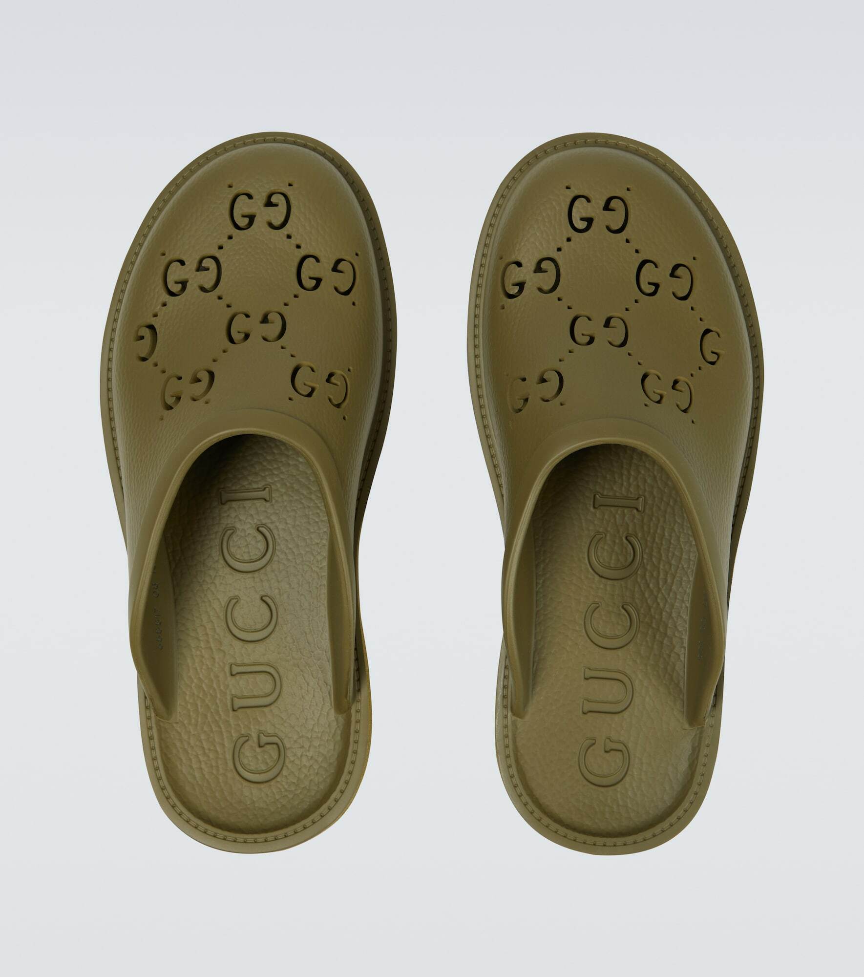 Gucci - GG rubber slippers Gucci