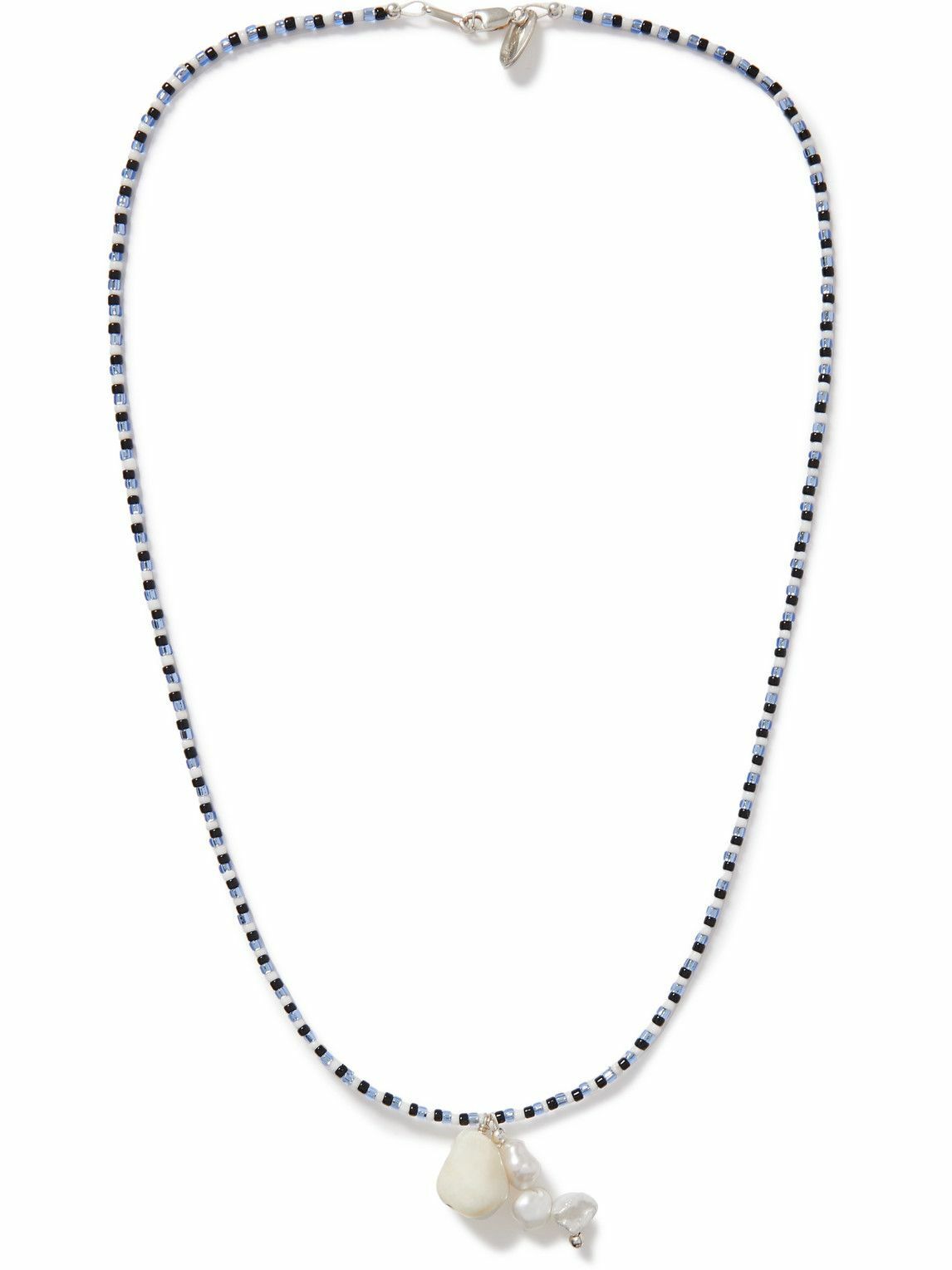 Santangelo - Dede Sterling Silver and Pearl Beaded Necklace Santangelo