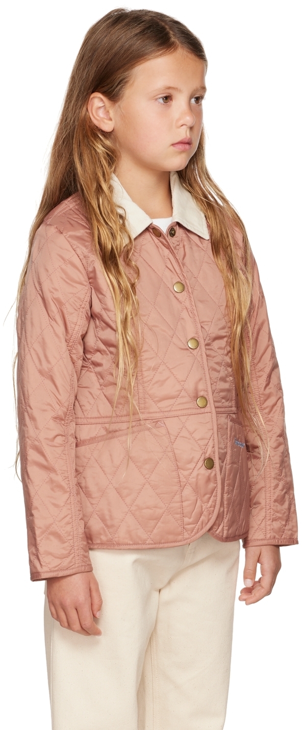 Barbour Kids Pink Liddesdale Jacket Barbour