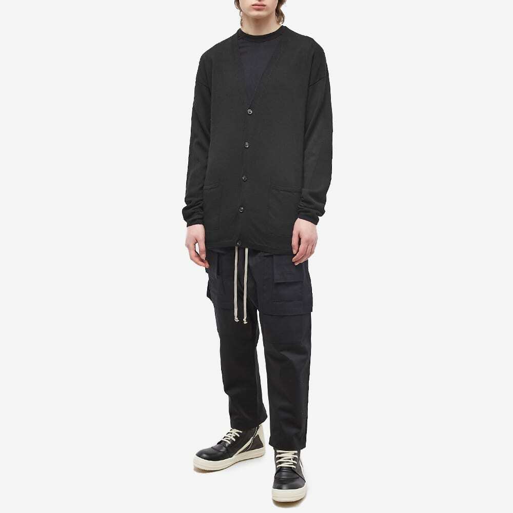 Rick Owens Men's Peter Cardigan in Black Rick Owens