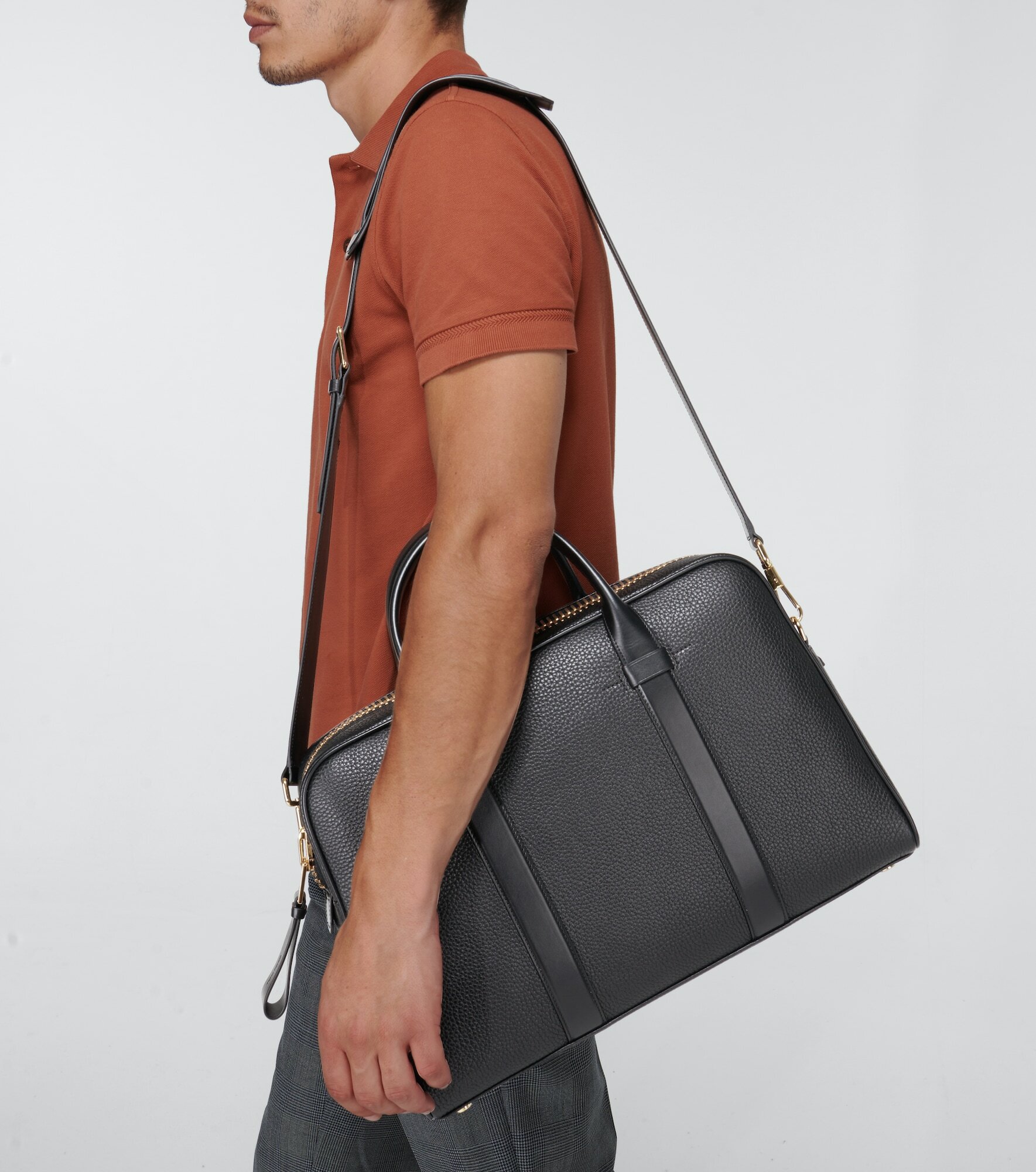 Tom Ford - Buckley leather briefcase TOM FORD