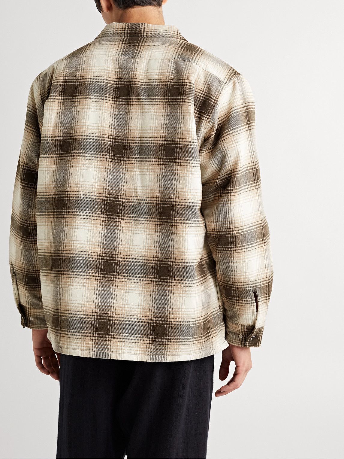 Beams Plus - Padded Checked Twill Overshirt - Brown Beams Plus