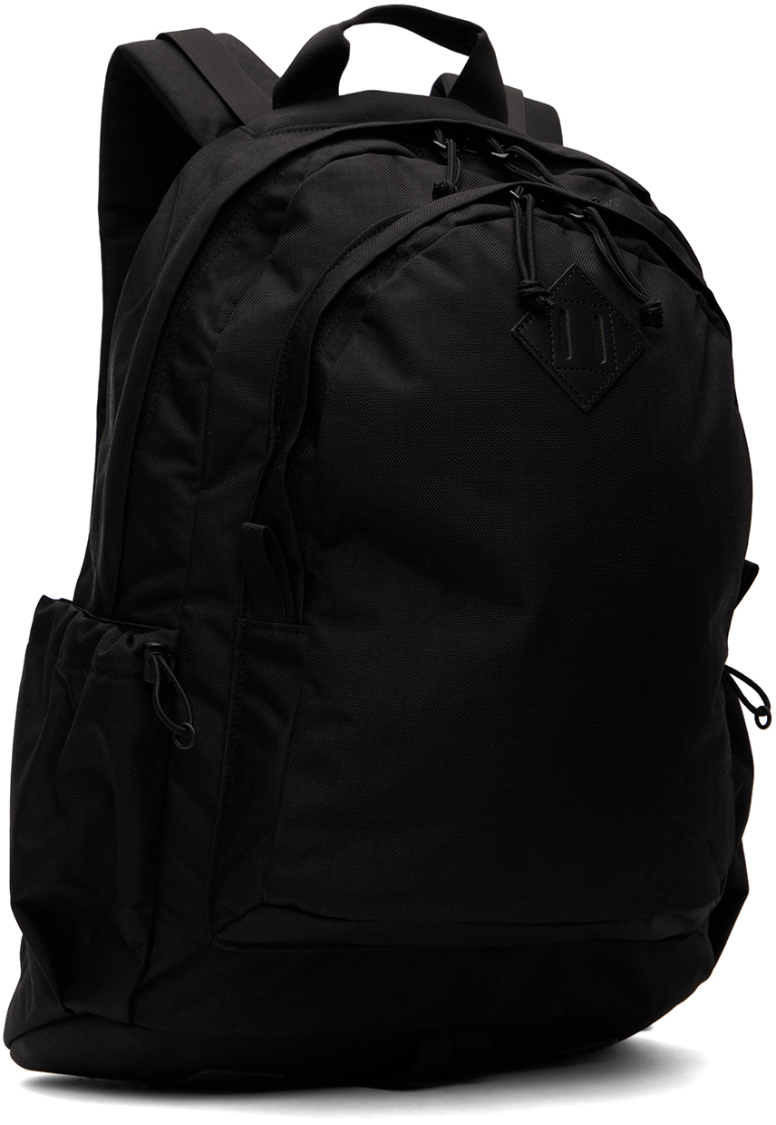 BEAMS PLUS Black Two-Compartment Backpack Beams Plus