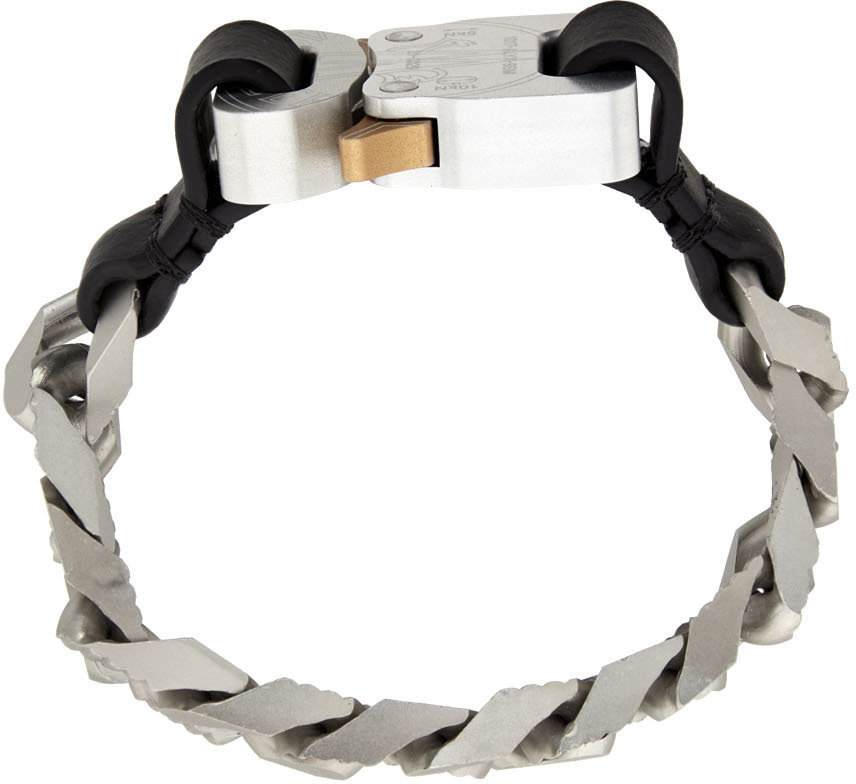 Moncler Genius 6 Moncler 1017 ALYX 9SM Silver Buckle Bracelet Moncler ...